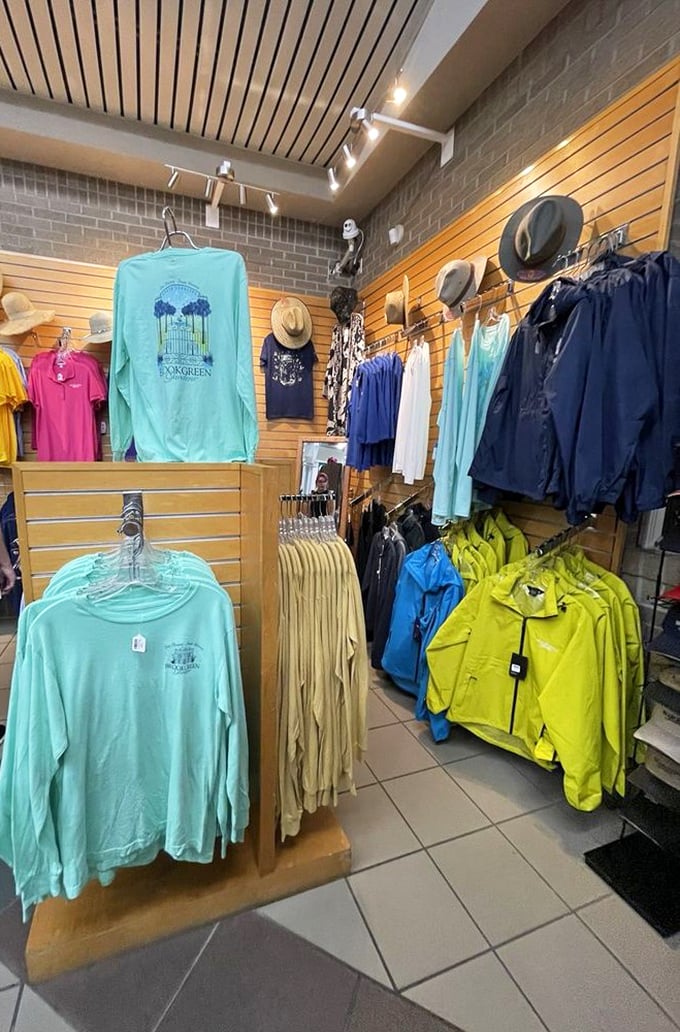 Take home a piece of the magic with Brookgreen's signature coastal-colored apparel—because regular souvenirs just won't capture the experience.