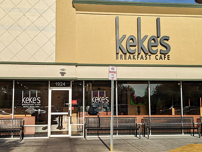 The welcoming exterior promises breakfast adventures that'll make you rethink your morning routine completely.