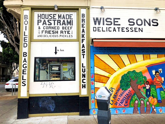 Bold signage announces "HOUSE MADE PASTRAMI" – four words that separate the merely good delis from the truly great ones.