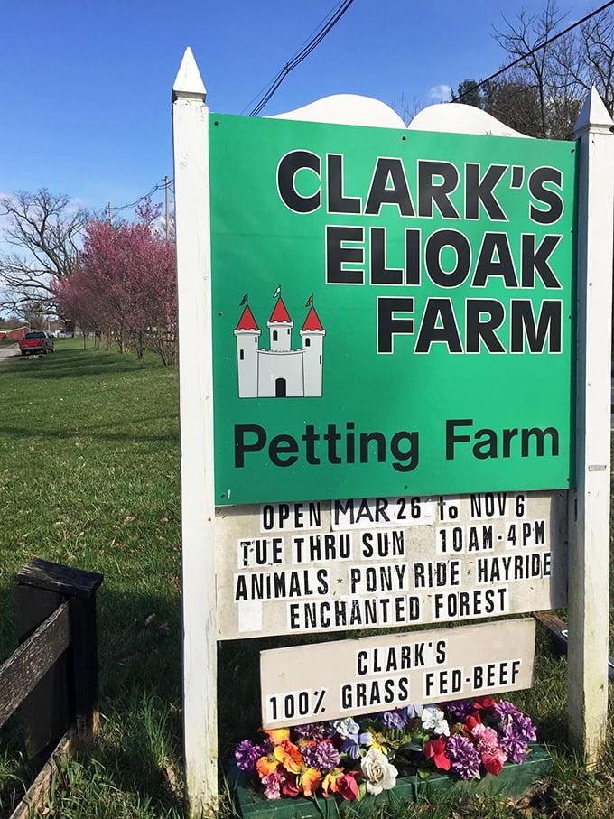 The sign says it all – part castle, part farm, all magic. Spring through fall, this is where Maryland families find enchantment.