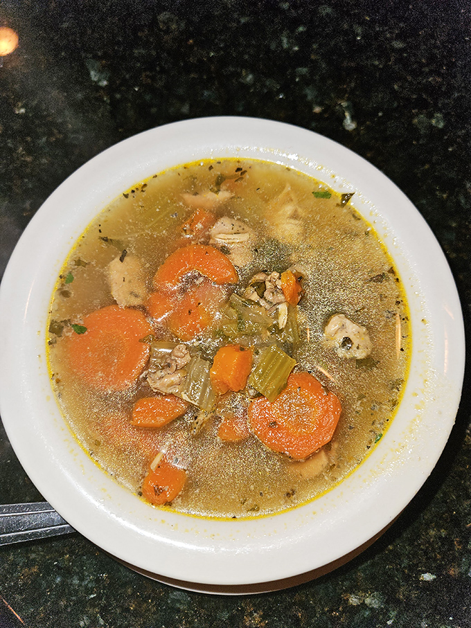 A hearty Italian soup that doesn't just warm your body but somehow reaches that place in your soul where childhood comfort memories live.