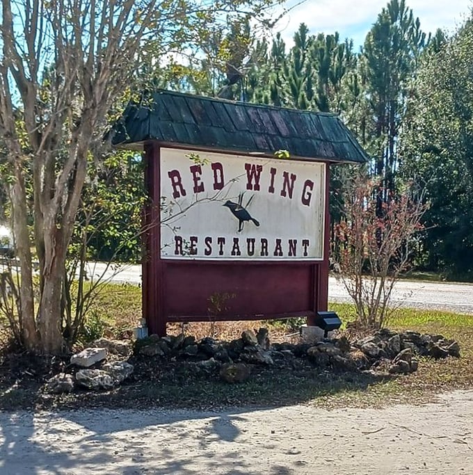A sign that promises exactly what it delivers – no buzzwords, no trends, just straightforward satisfaction that keeps people coming back for decades.