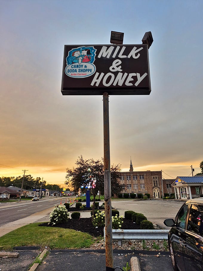 As the sun sets behind the Milk & Honey sign, you realize some places aren't just restaurants—they're landmarks of American food culture.