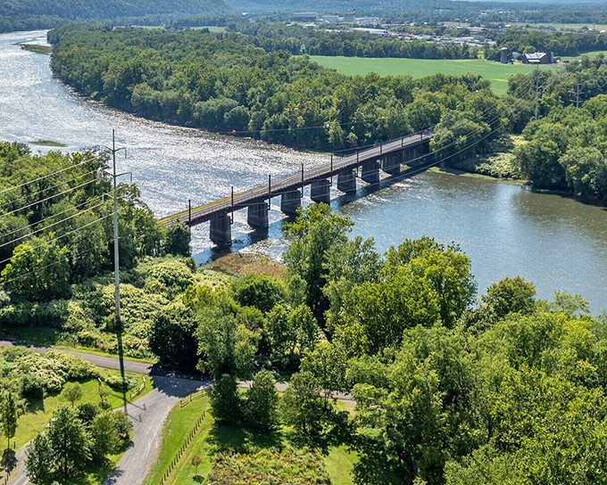 This bridge spans more than just water—it connects Muncy to neighboring communities while offering postcard-worthy views in every season.