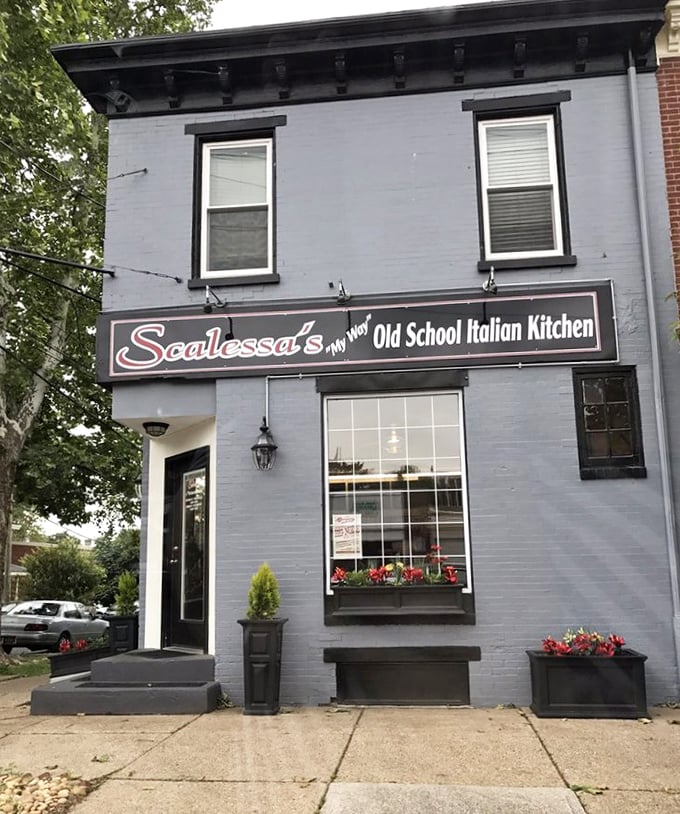 From this angle, Scalessa's looks like it could be on any corner in Brooklyn or Boston—a testament to the timeless appeal of neighborhood Italian joints.