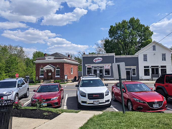 The street view that locals know means good things await. Nestled between historic buildings, it's the culinary heartbeat of Galena.