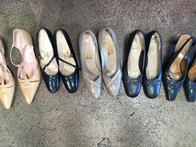 Designer shoes at thrift store prices – because your feet deserve luxury without bankruptcy.