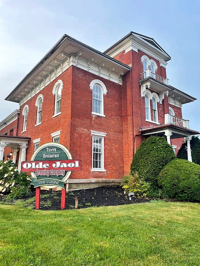 The Italianate architecture stands proudly against the Ohio sky, proving that sometimes the most beautiful transformations come from unexpected places.