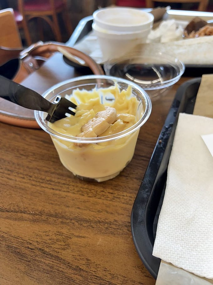 Banana pudding that understands its sacred duty – to provide the perfect sweet ending to a barbecue odyssey. Spoon required, sharing optional.