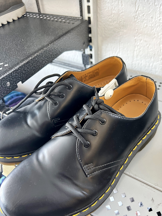 Classic Doc Martens waiting for their next adventure—barely broken in and ready to add edge to everything from sundresses to jeans.