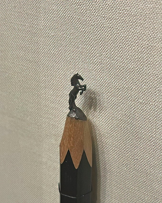Art carved on a pencil tip proves that creativity can flourish in the most impossibly small spaces.