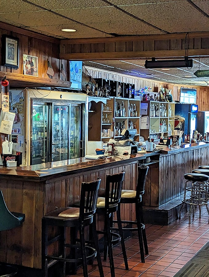The bar at Big Jim's—where Pittsburgh sports play on TV, cold beer flows, and regulars have been telling the same stories for decades.