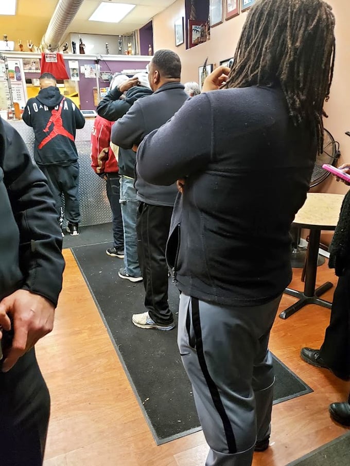 The line forms for a reason. These customers aren't just waiting—they're participating in a time-honored ritual of anticipation and reward.