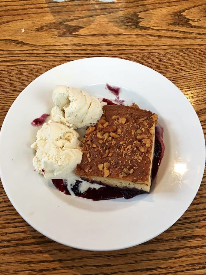 Dessert that proves breakfast places should always be taken seriously when they venture into sweet territory.