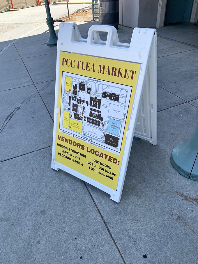 The treasure map to end all treasure maps—navigating this flea market requires strategy, comfortable shoes, and a willingness to get wonderfully lost.