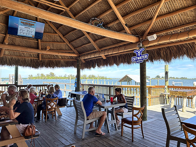 Waterfront dining transforms every meal into a scenic adventure where ocean breezes enhance every delicious bite.