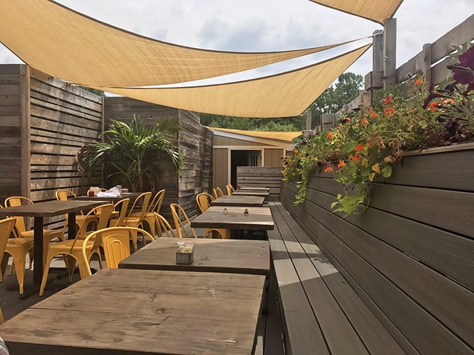 Outdoor dining where fresh air and exceptional food combine for the ultimate breakfast experience.