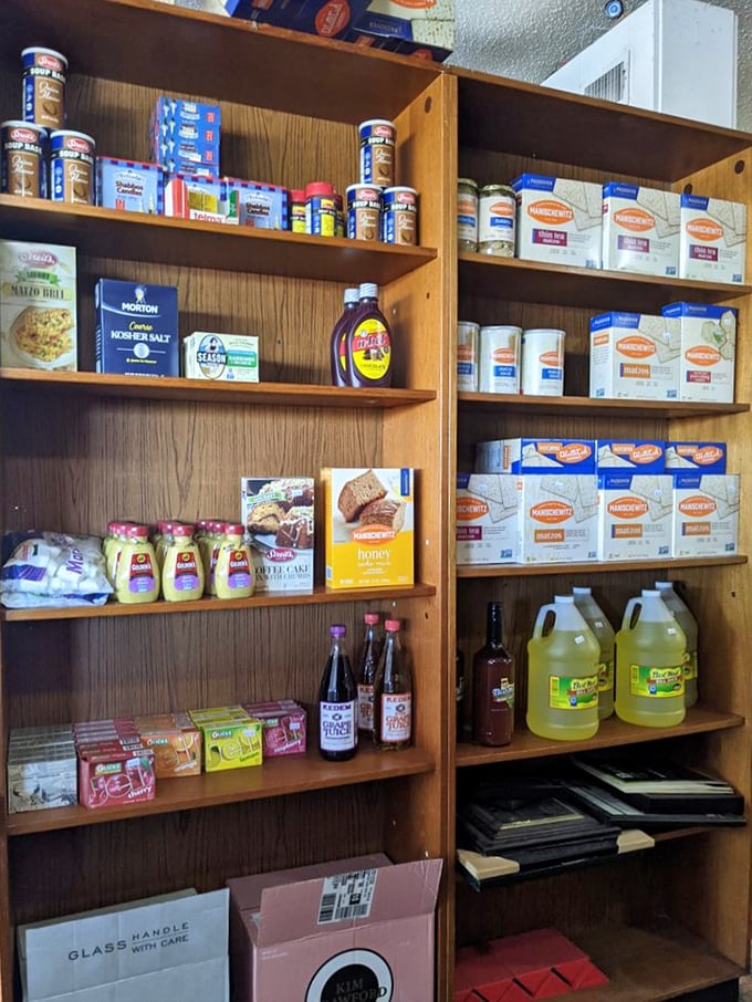 The pantry shelves reveal the building blocks of tradition—products that have withstood the test of time and food trends that come and go.