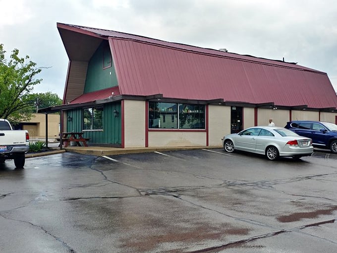 The parking lot fills up for good reason—what awaits inside this unassuming building is worth driving across Ohio to experience.