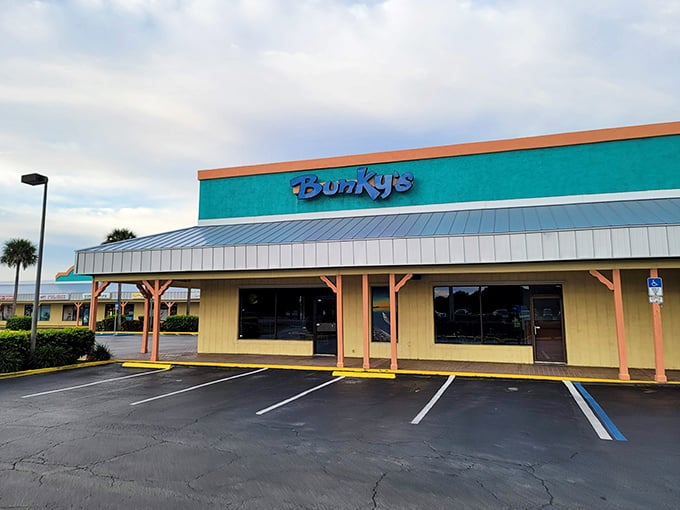 The parking lot might not look like much, but it's the gateway to one of Florida's best-kept seafood secrets—and sometimes that's exactly how locals like it.