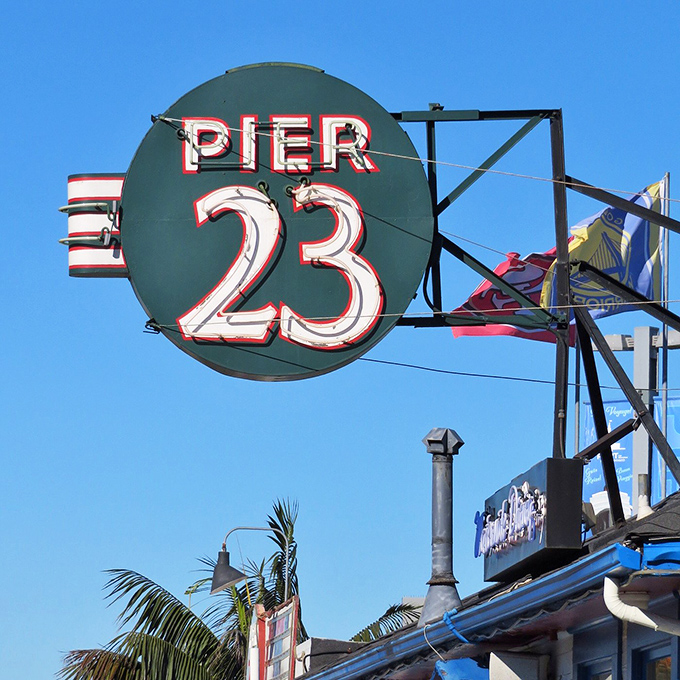 That vintage neon sign doesn't just mark a restaurant; it's a beacon of hope for hungry travelers and a landmark that's witnessed decades of San Francisco stories.