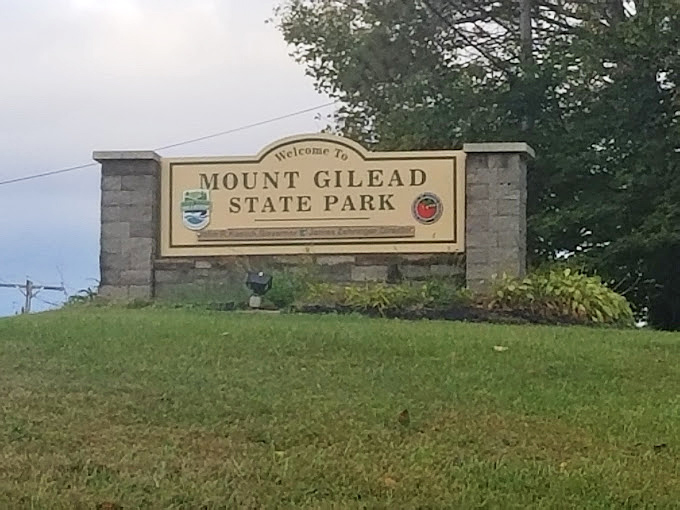 The entrance sign stands as a humble gatekeeper to one of Ohio's best-kept natural secrets.