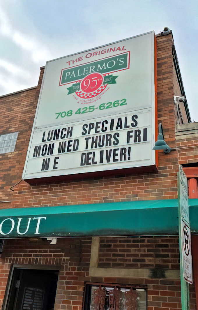 That classic signage doesn't just advertise lunch specials—it's a time machine to when restaurants proudly proclaimed "WE DELIVER!" like breaking news.