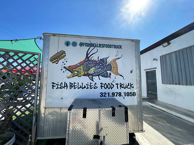 The Fish Bellies logo says it all – a colorful fish swimming through a sea of flavor, luring hungry humans into its delicious orbit.