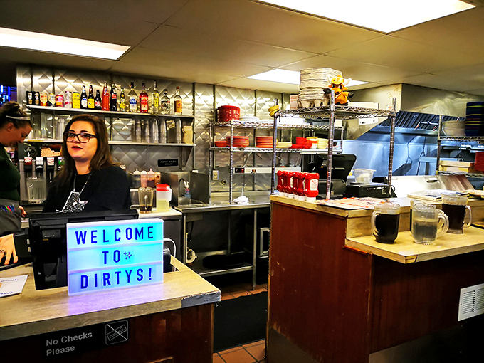 "Welcome to Dirty's" might be the three most comforting words in Austin—where staff treat you like they've been expecting you all day.