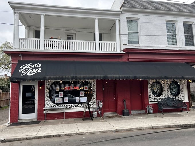 From the street, Joe's Inn stands as a beacon of culinary consistency in Richmond's Fan District – a neighborhood treasure that's earned every bit of its reputation.