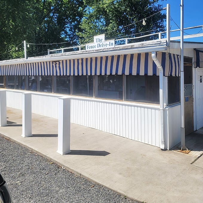 That blue and white awning isn't just decoration – it's a landmark that has guided hungry Pennsylvanians to fish sandwich nirvana for generations.