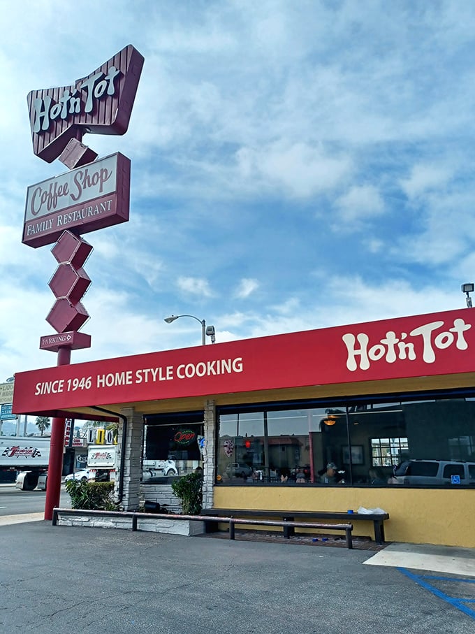 "Since 1946" isn't just a date—it's a promise that some things are worth preserving. This storefront has witnessed decades of California history.