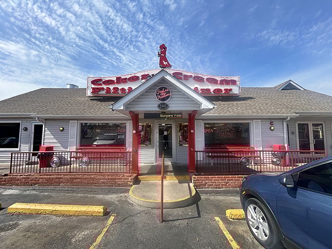 A storefront that promises more than food—it offers temporary citizenship in a decade when Elvis was king and rock 'n' roll was the universal language.