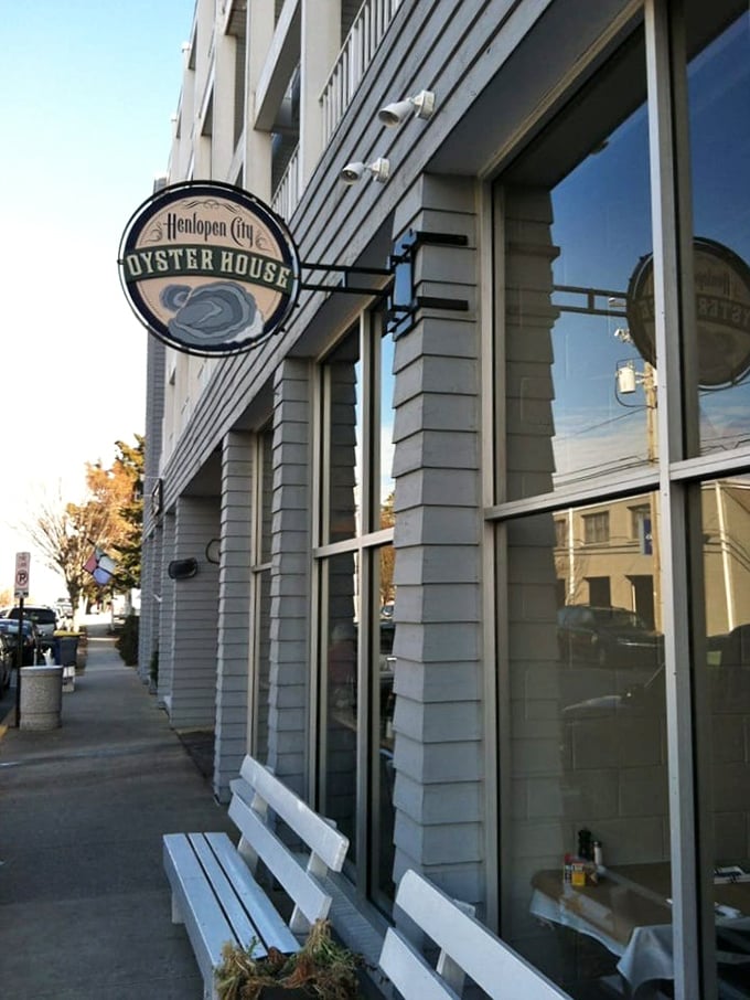 A storefront that whispers rather than shouts – the culinary equivalent of "those who know, know."