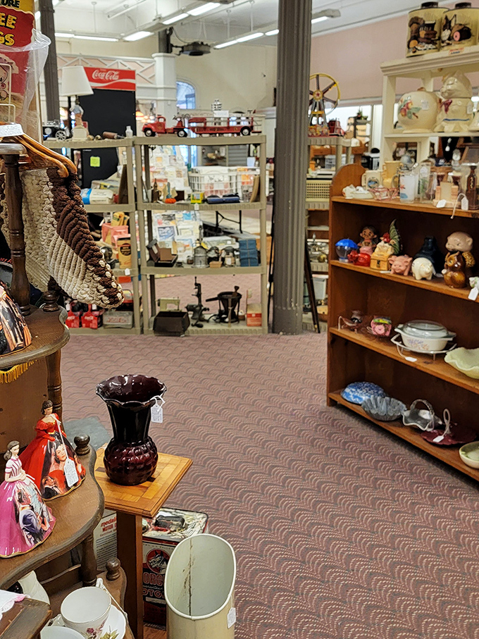 Every corner reveals new surprises – from vintage glassware to quirky collectibles that spark instant childhood memories.