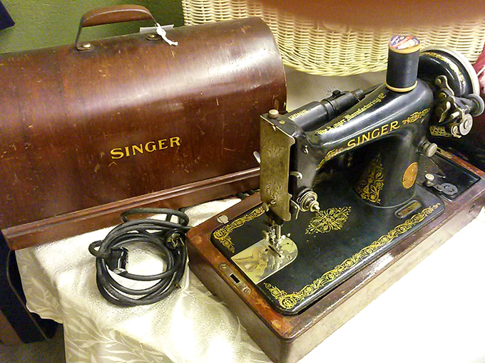 That Singer sewing machine has created more family heirlooms than any modern device could dream of – craftsmanship that's outlived its creators.