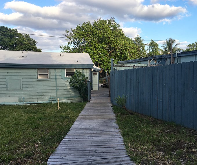 This humble wooden walkway might not look Instagram-worthy, but it's the path to some of Florida's most authentic seafood memories.