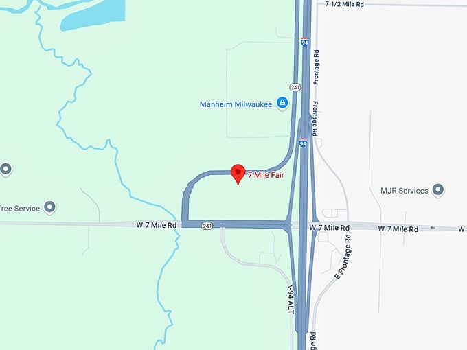 16. 7 mile fair map