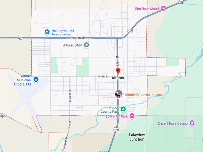 16. alturas ca map