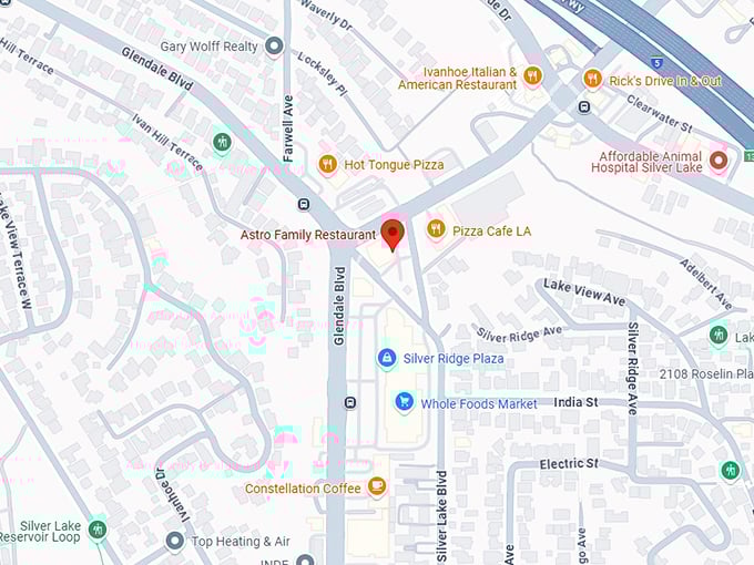 16. astro family restaurant map