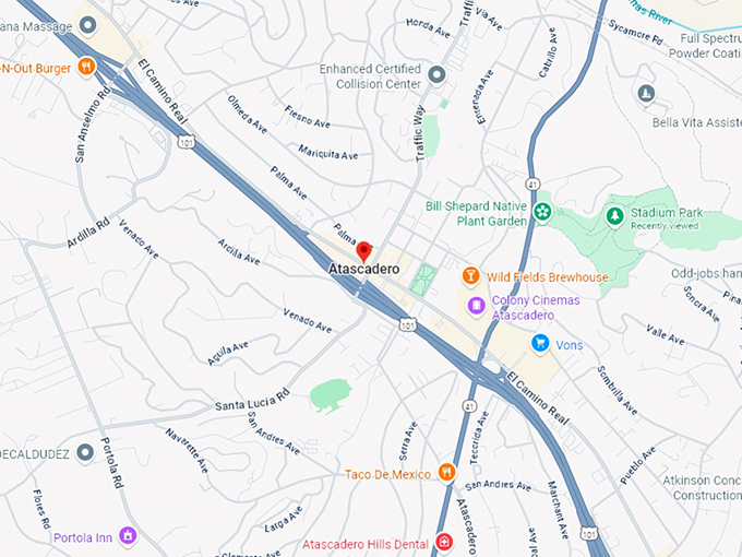 16. atascadero map