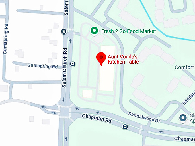 16. aunt vonda's kitchen table map