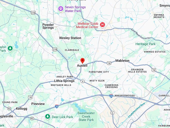 16. austell map