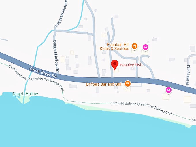 beasley fish map