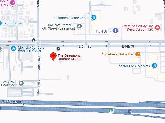 16. beaumont outdoor market map
