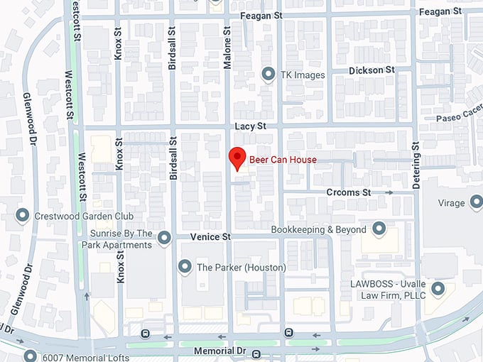 16. beer can house map