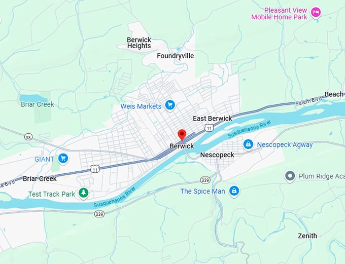 berwick map