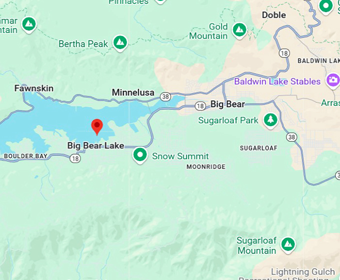 16. big bear lake map
