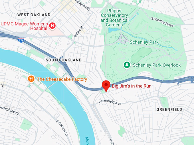 16. big jim's in the run map