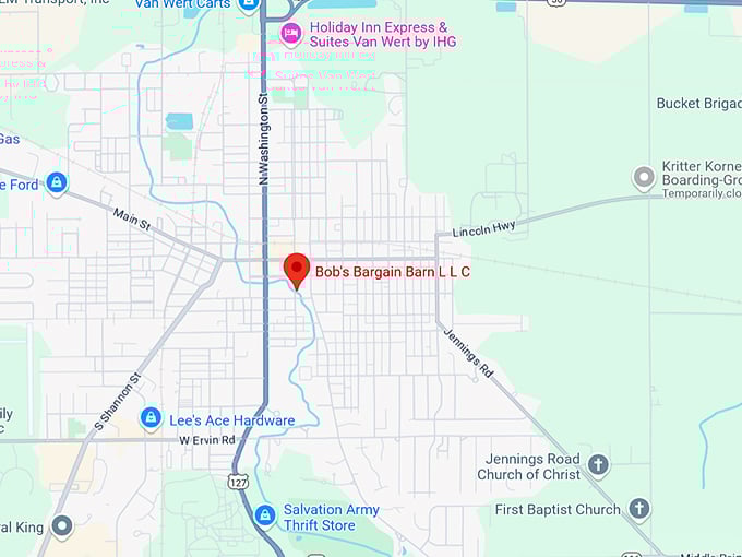 16. bob's bargain barn l l c map